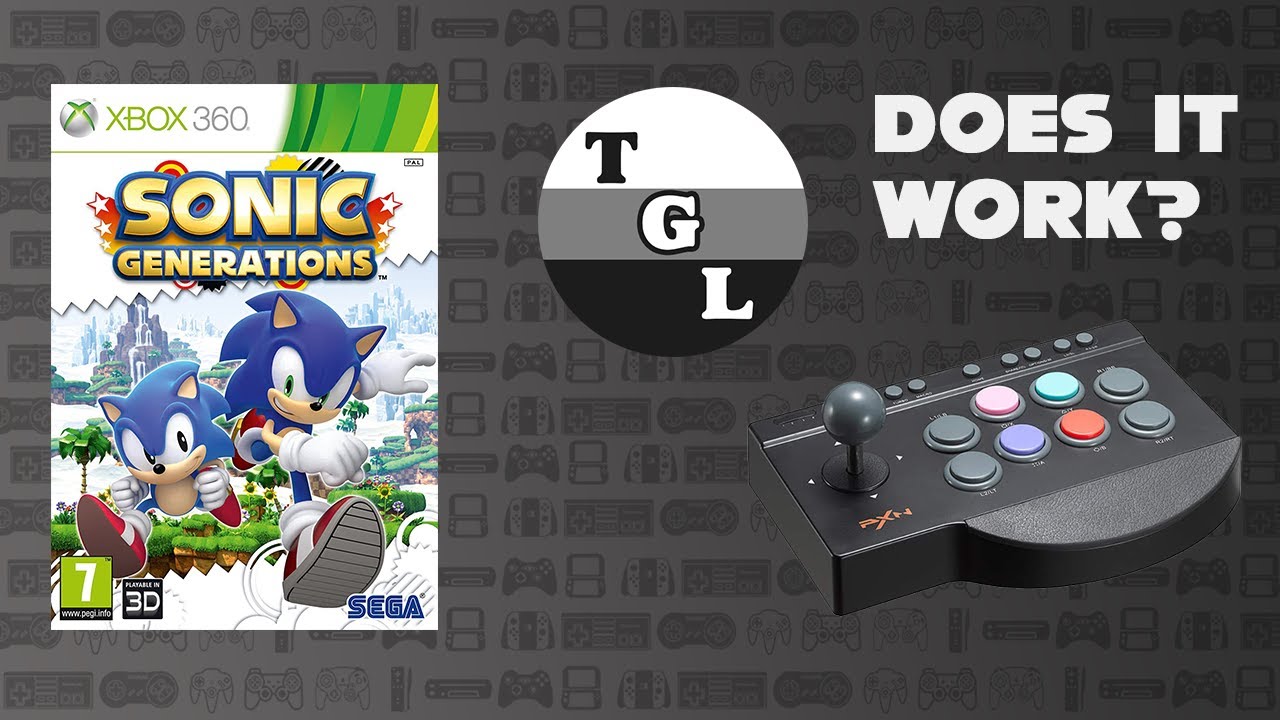 Sonic Generations with Arcade Stick - The Gray Line - YouTube