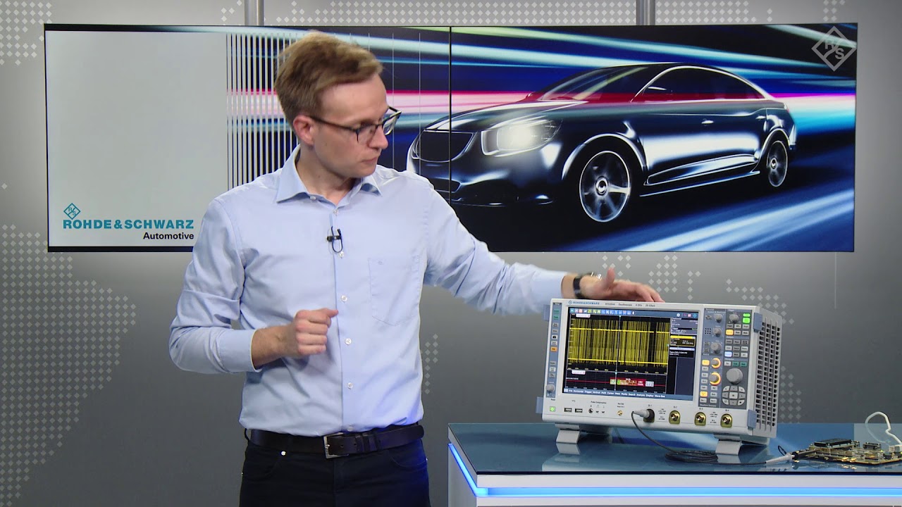 R&S RTO digital oscilloscope: Triggering on a CAN Bus - YouTube