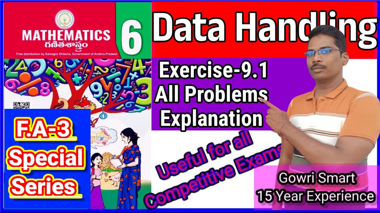 6th Class Maths New Syllabus||Chapter-9|| Decimals||Data Handling ...
