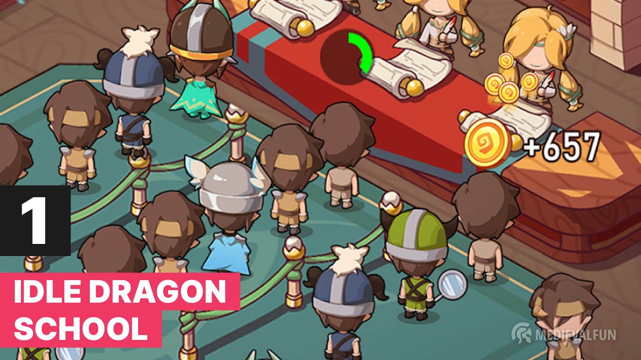 Idle Dragon School Gameplay Part 1 Walkthrough Tutorial - YouTube