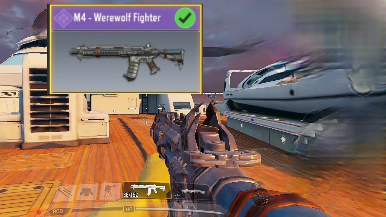 *NEW*M4-WEREWOLF FIGHTER*fangs out bundle*CALL OF DUTY® MOBILE*#COD +37 ...