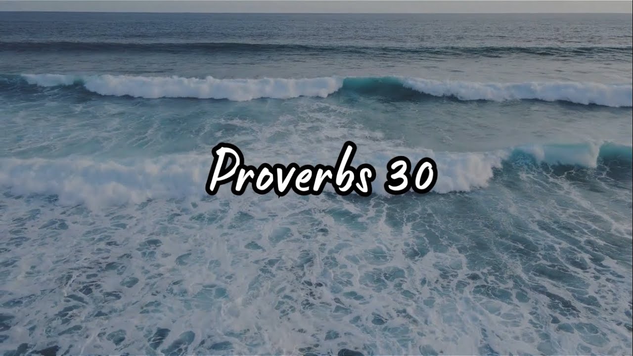 Proverbs 30 || Daily Bible Study || 365 Days - YouTube