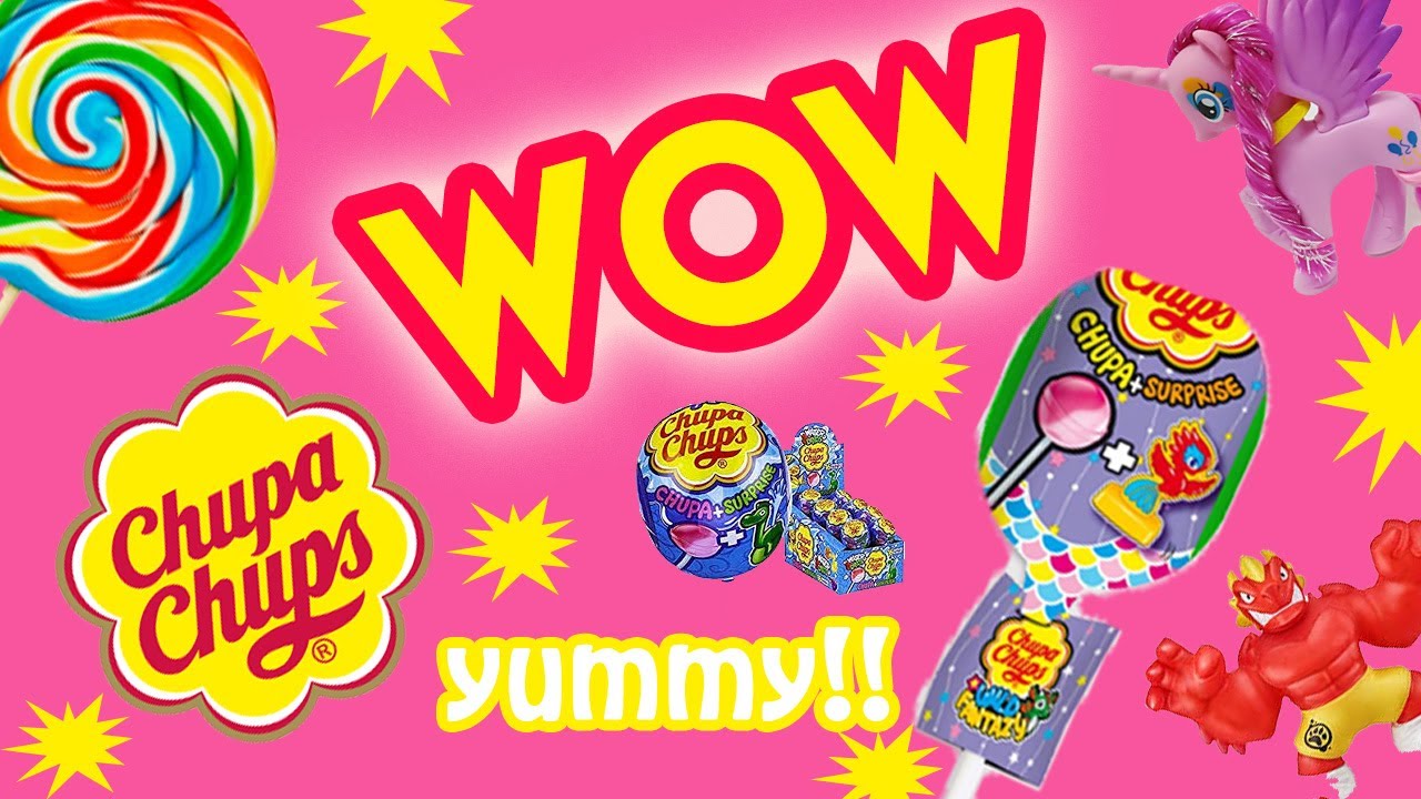 Surprise Toy hidden !!! Chupa Chups Lollipop tasting and unboxing - YouTube