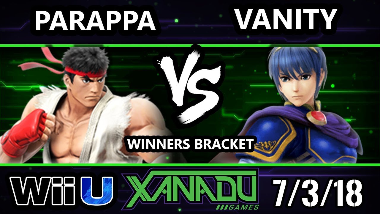 S@X 257 Smash 4 - Parappa (Ryu) Vs. Vanity (Marth) - Wii U Winners ...