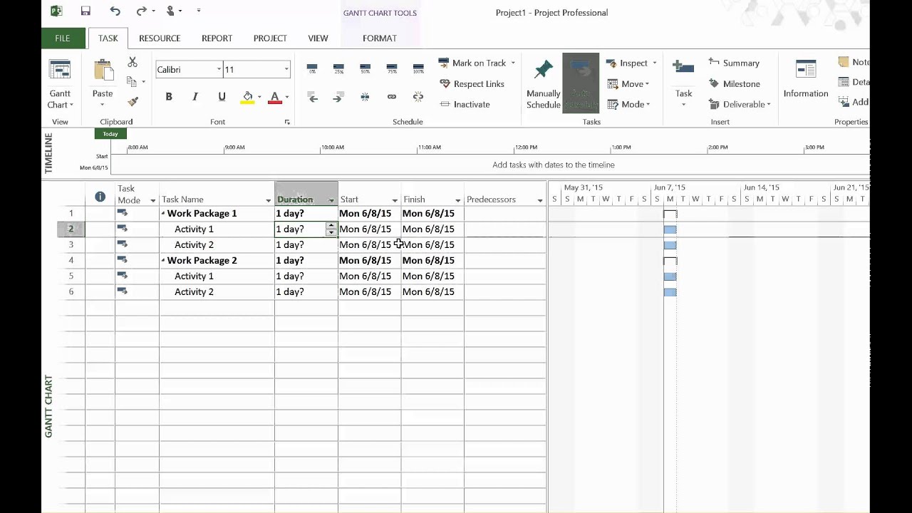 MS Project - 3 minute get started video - YouTube