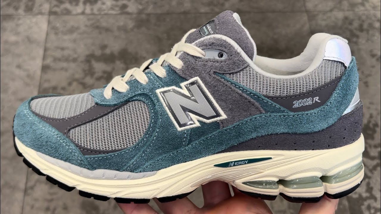 New Balance 2002R New Spruce Magnet Green Shoes - YouTube