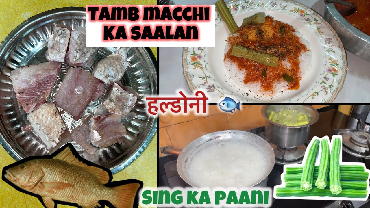 Routine Vlog | Tamb macchi ka Haldoni | Sing ka paani @Asmadhondne # ...
