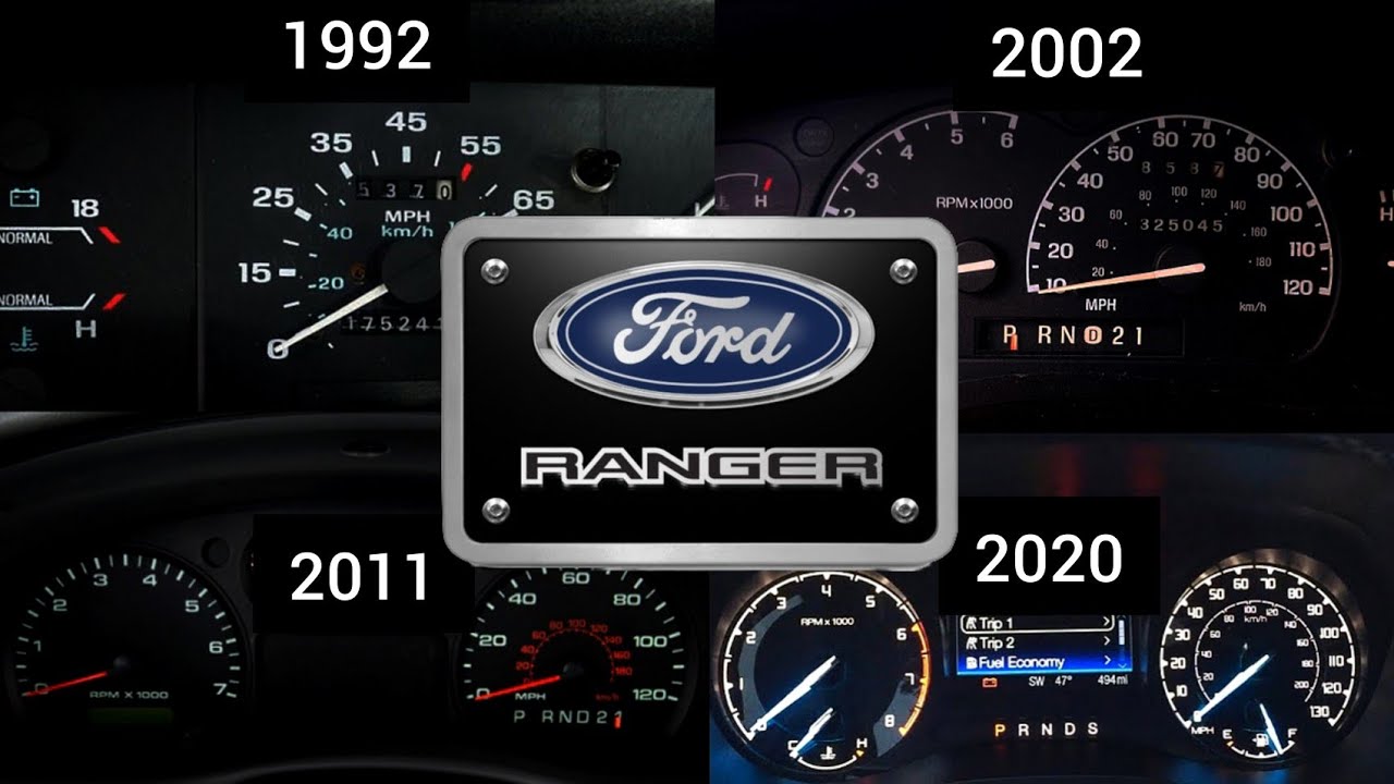 Ford Ranger all generation acceleration compilation - YouTube