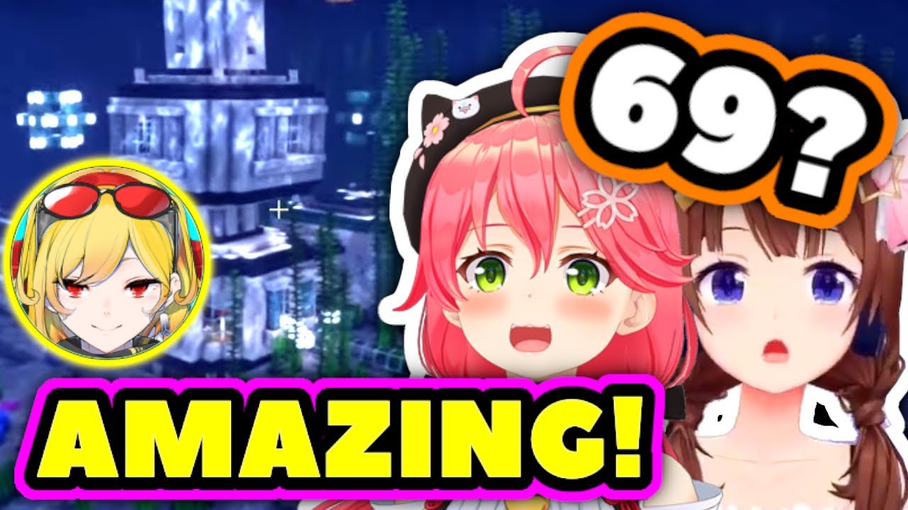 Miko and Sora Explore Kaela’s Incredible Underwater Base【ENG Sub ...