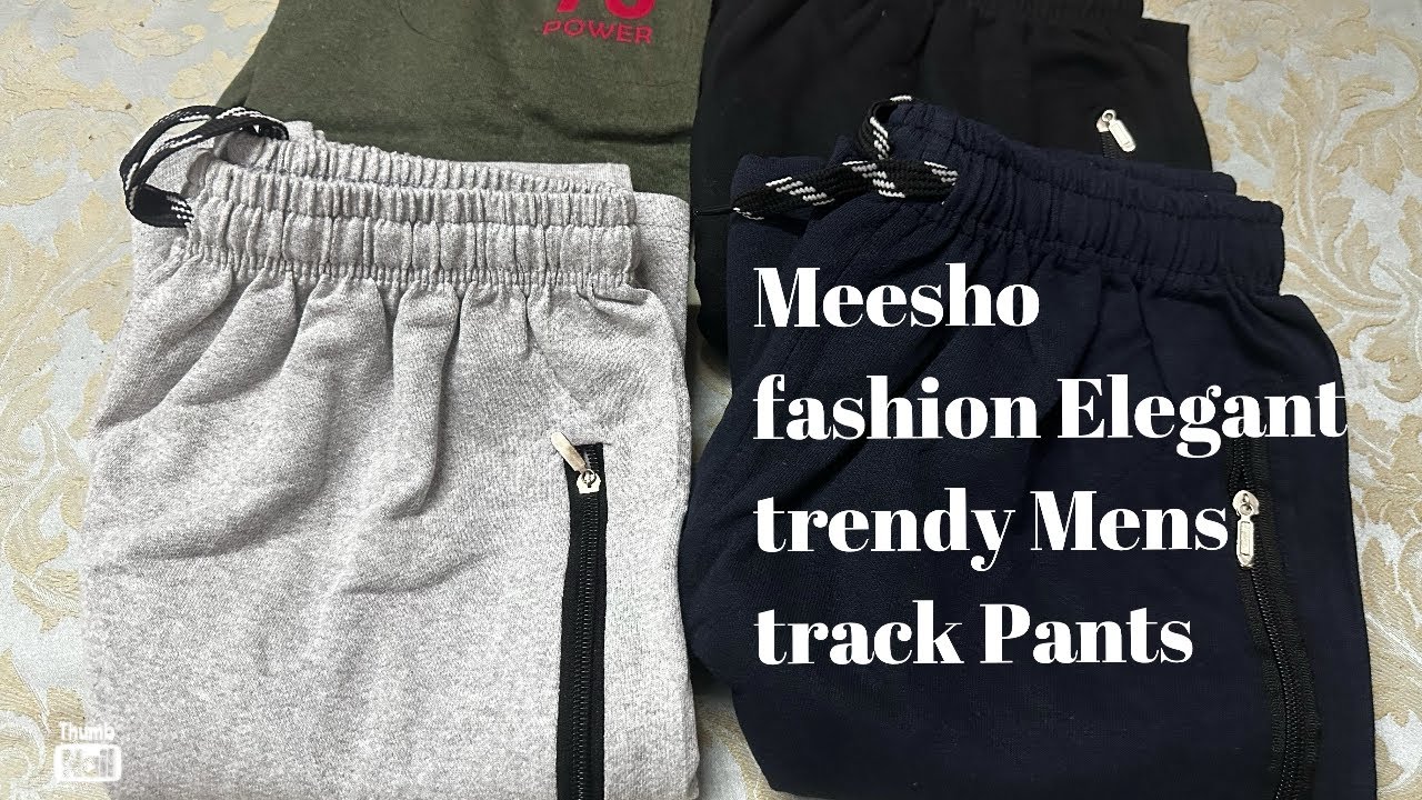 Track pant | meesho haul | fashion elegant trendy men’s track pant ...