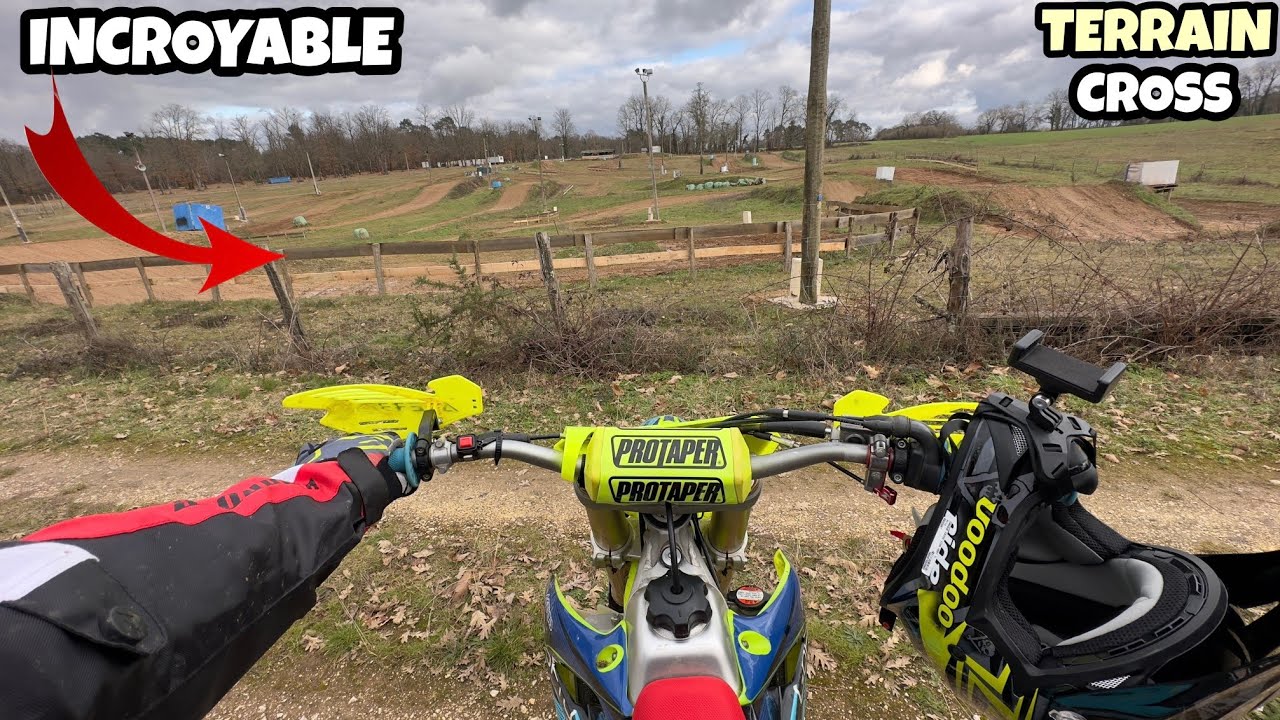 CE TERRAIN DE CROSS EST MAGNIFIQUE BALADE EN 250 RMZ (Nouveau casque ...