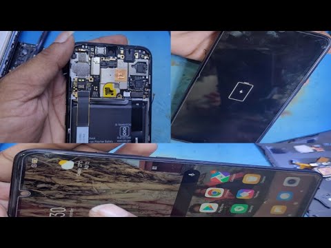 redmi note 7 power on only charging logo show & switch off - YouTube