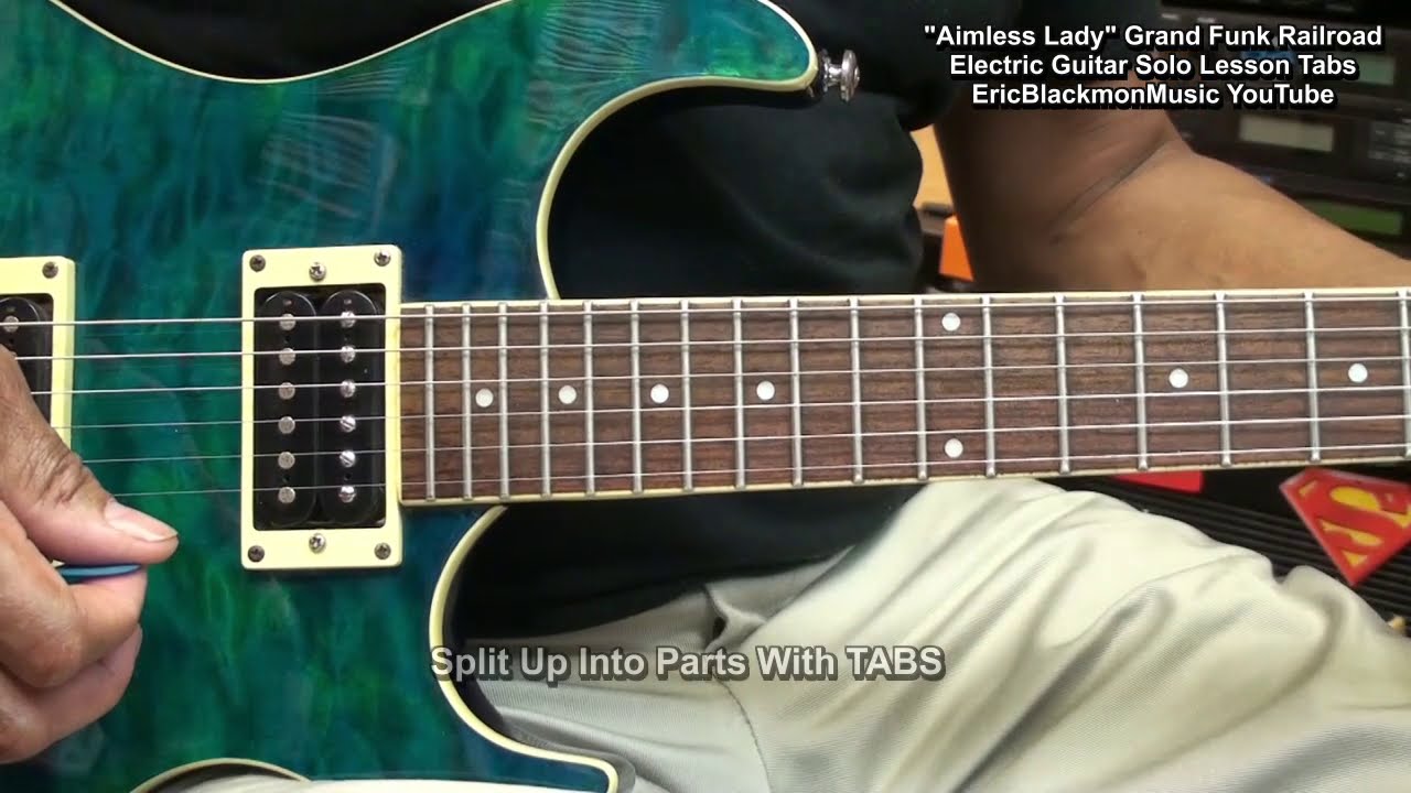 Mark Farner's AIMLESS LADY Grand Funk Railroad Guitar Solo Lesson w ...