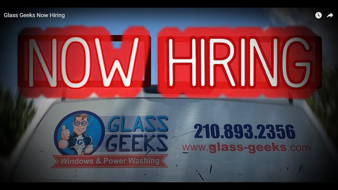 Glass Geeks Now Hiring - YouTube