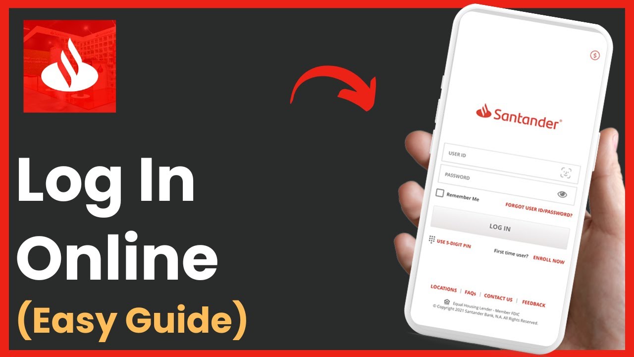 How to Log in to Santander Online Banking ! - YouTube