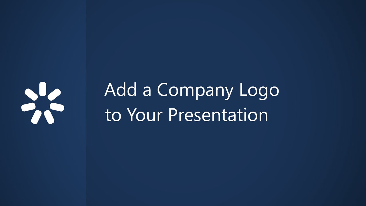 Add a Company Logo to Your Presentation - YouTube