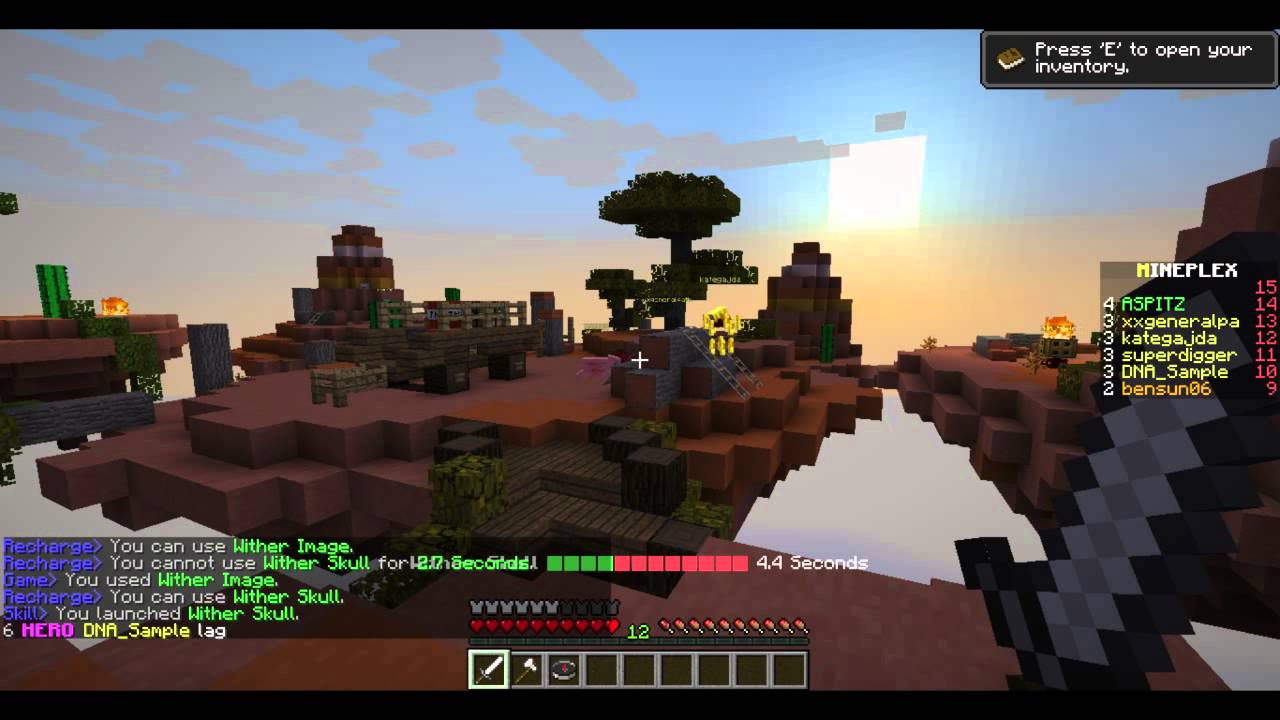 Minecraft Mineplex server fun! - YouTube