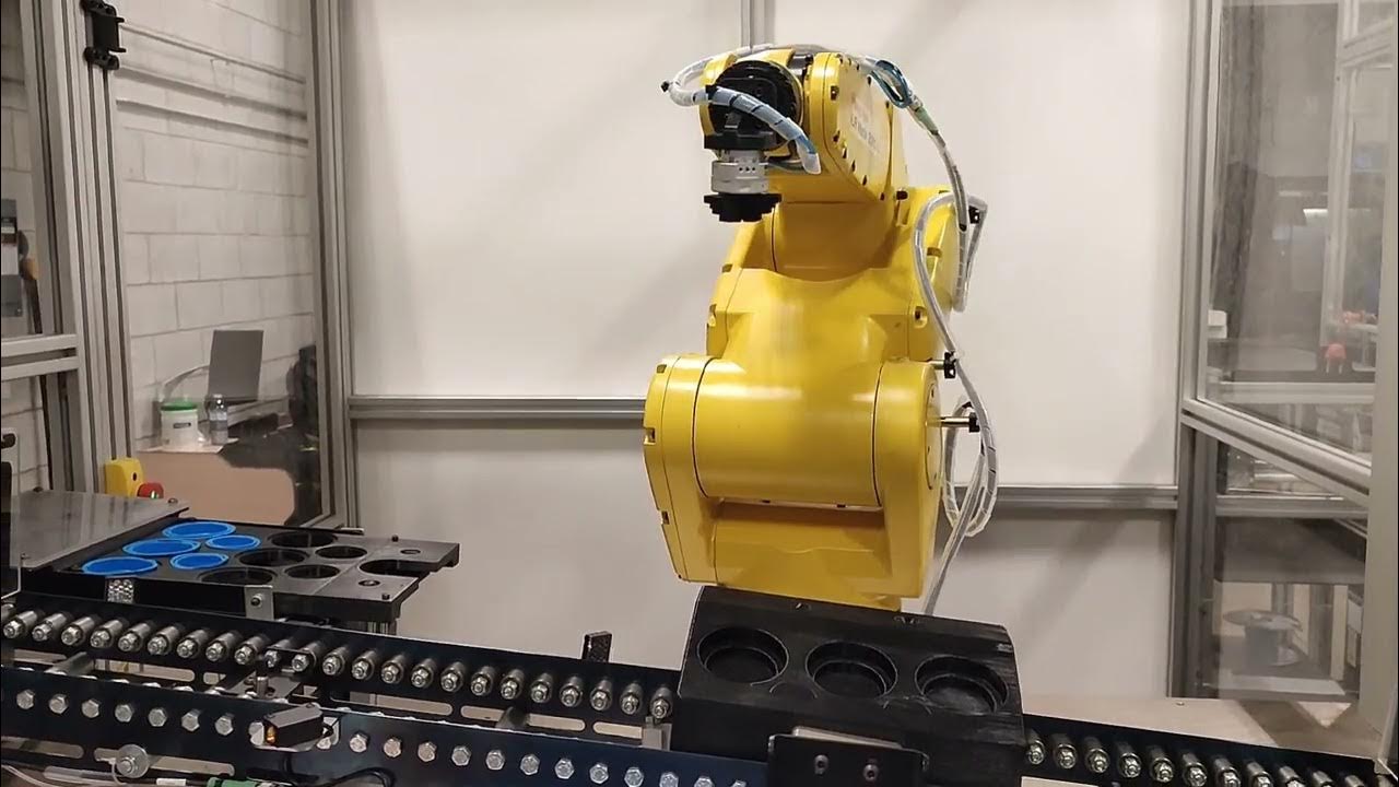 FANUC robot Programing Lab Description. - YouTube