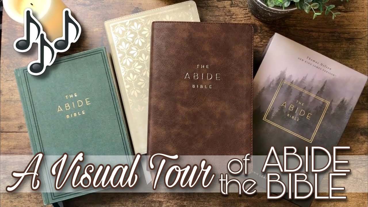 🎶 A Visual Tour 🎶 The Abide Bible - NKJV (Bible review) - YouTube