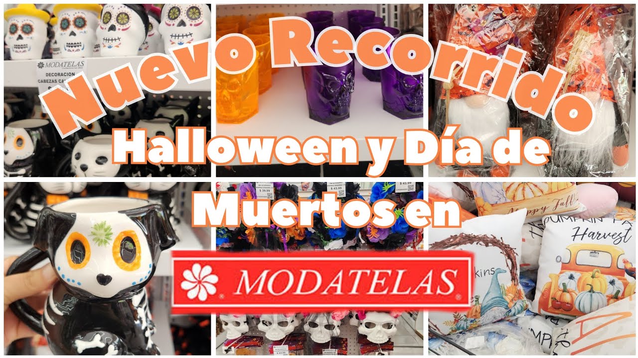 RECORRIDO EN MODATELAS 🎃 HALLOWEEN Y DÍA DE MUERTOS 🎃 ☠️ Decoración ...