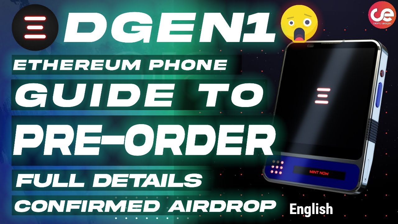dGEN1 Ethereum Phone 📱 Full guide & Confirmed Airdrop - English - YouTube