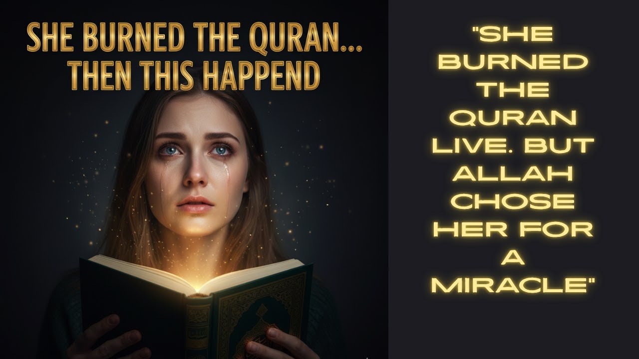 “She Burned the Quran LIVE… But Allah Chose Her for a Miracle”. # ...
