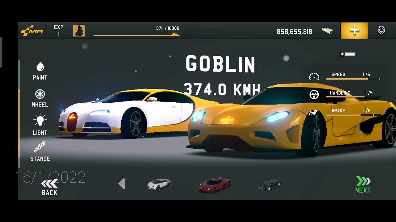 I open all car in MR Racer - YouTube