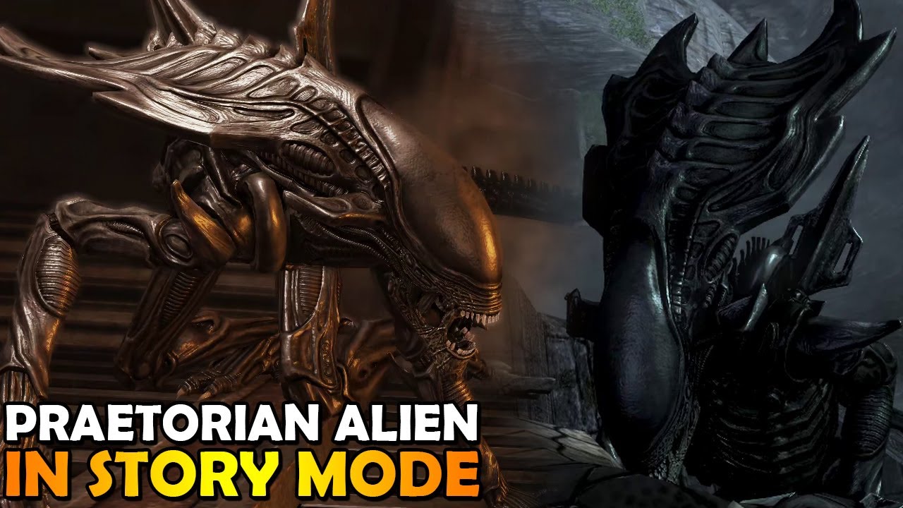 Play as Praetorian In Single Player - Aliens vs Predator 2010 - YouTube