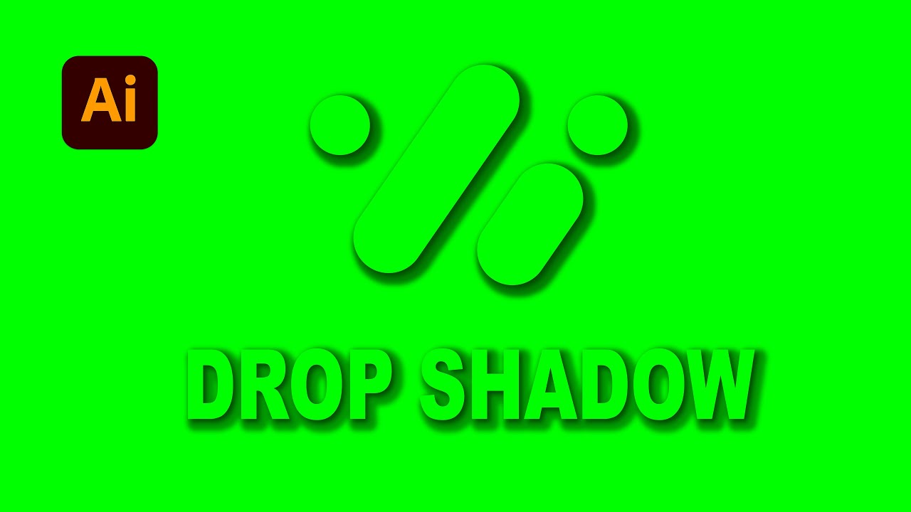 Drop Shadow Effect - Illustrator Tutorial - YouTube