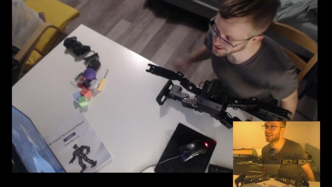 Unboxing AiNex AKA Johnny (Part 1) – Adventures with Johnny the humanoid - YouTube