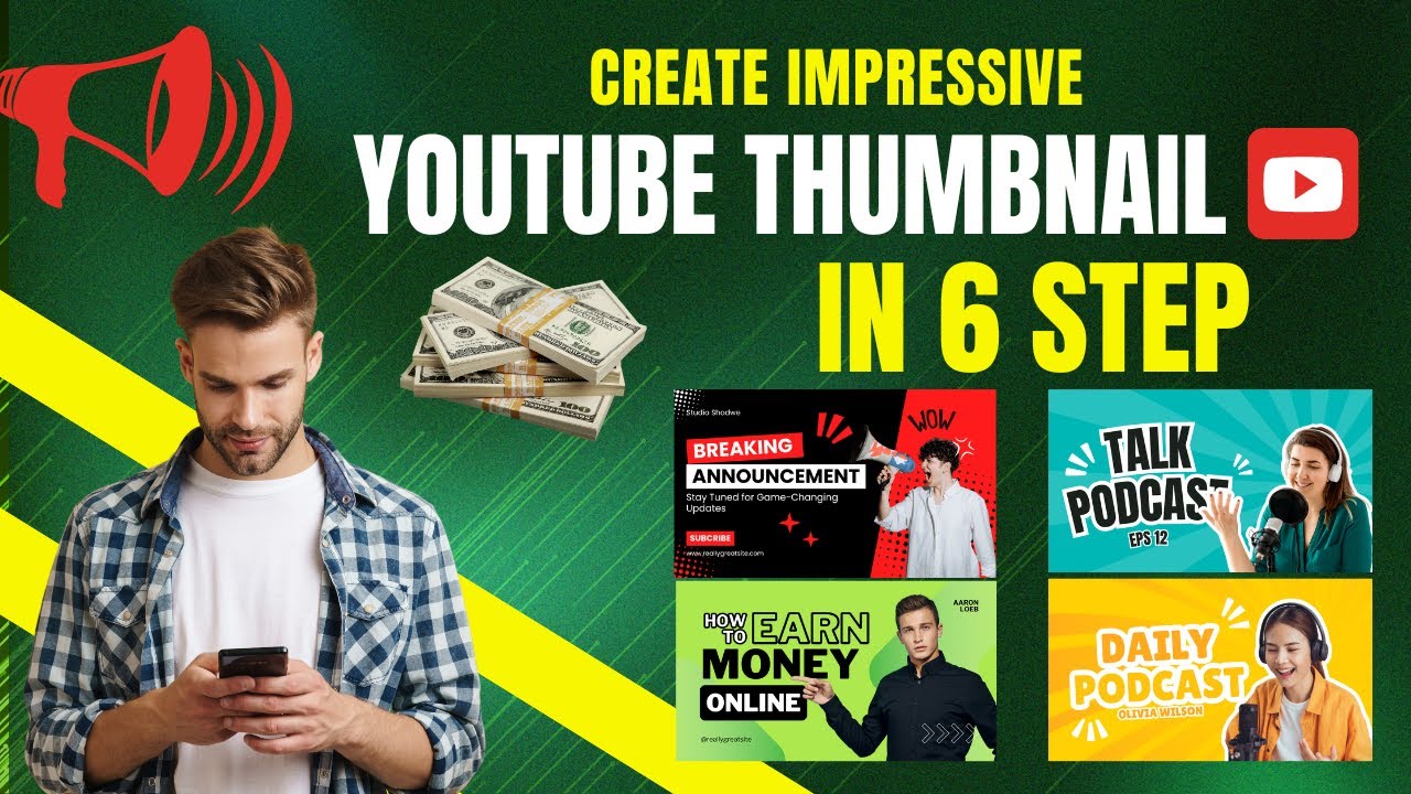 How to Make Thumbnail for Youtube Videos in Mobile & PC 2024 with Canva ...