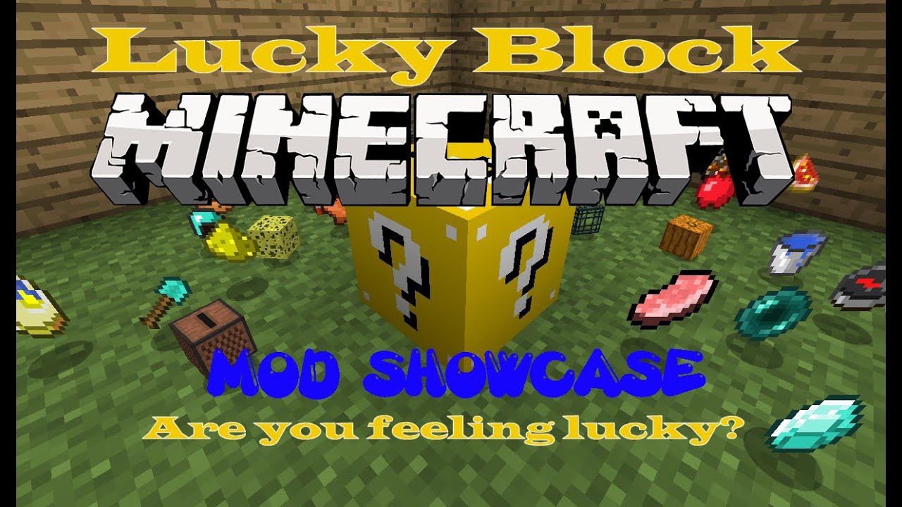 Minecraft Mod Showcase:Lucky blocks! (Test your luck!) (1.7.10) - YouTube