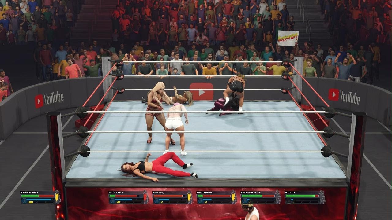 20 Woman Celebrity Royal Rumble - YouTube