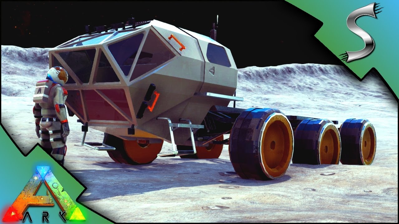 LUNER ROVER ROADTRIP! RAIDING MOON BASES! - Ark: Moon Survival ...