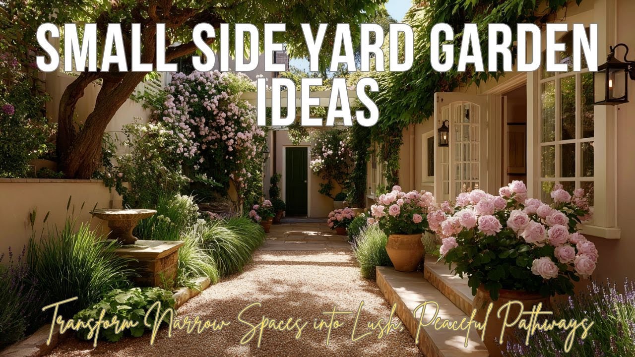 Small Side Yard Garden Ideas | Transform Narrow Spaces into Lush ...
