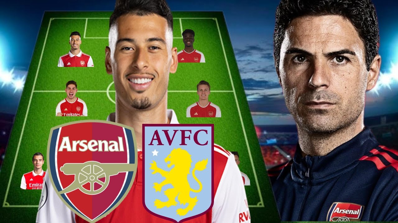 ARSENAL POSSIBLE LINE-UP AGAINST ASTON VILLA - YouTube