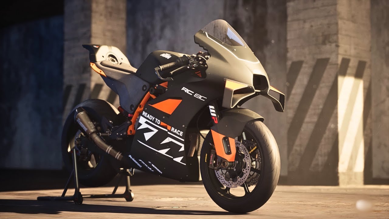 Rarest bike in India KTM RC 8C MotoGP aggressive drag race - YouTube