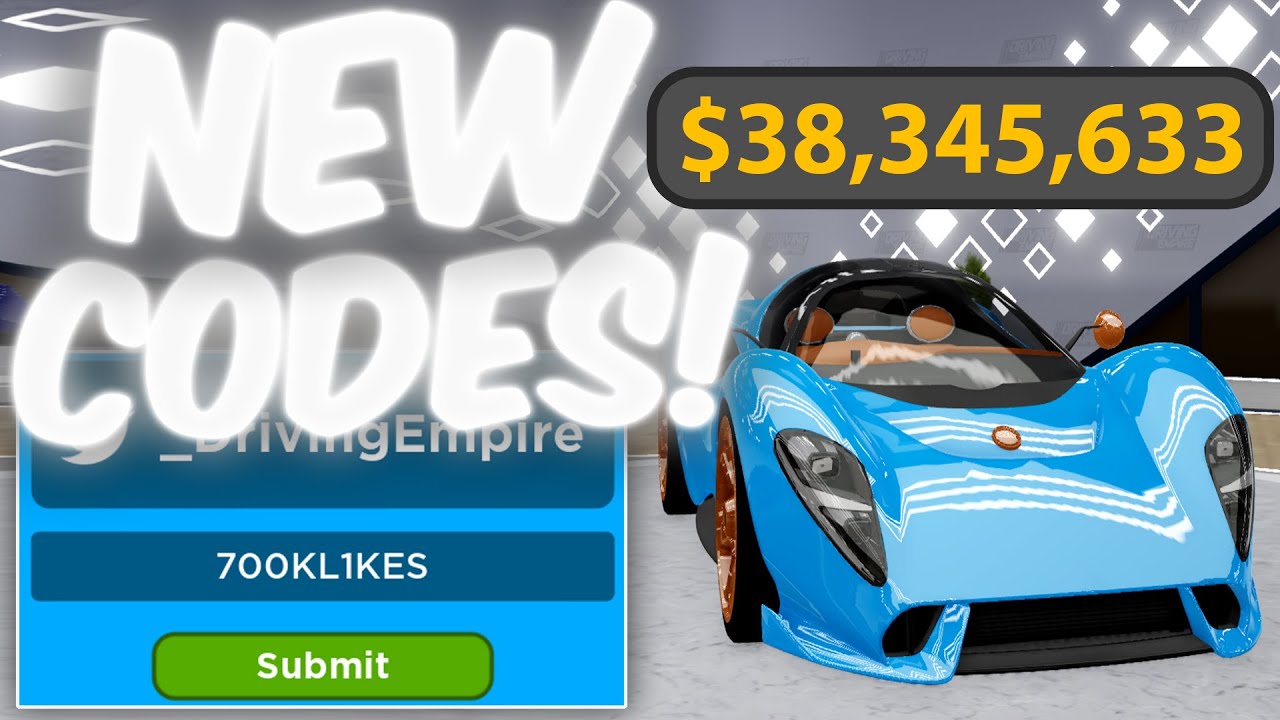 *NEW* ALL WORKING CODES FOR Driving Empire IN MAY 2023! ROBLOX Driving ...