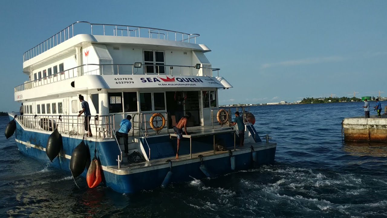 Sea Queen Boat Male' Departure - YouTube