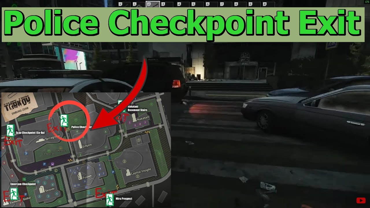 Police Checkpoint Escape from Tarkov Exit - YouTube
