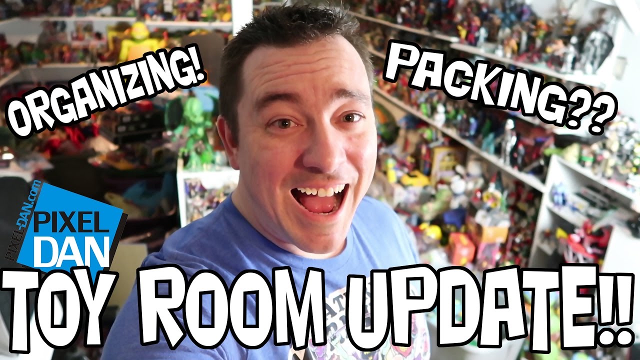 Pixel Dan's Toy Room - Organizing a Mess UPDATE #1 - YouTube