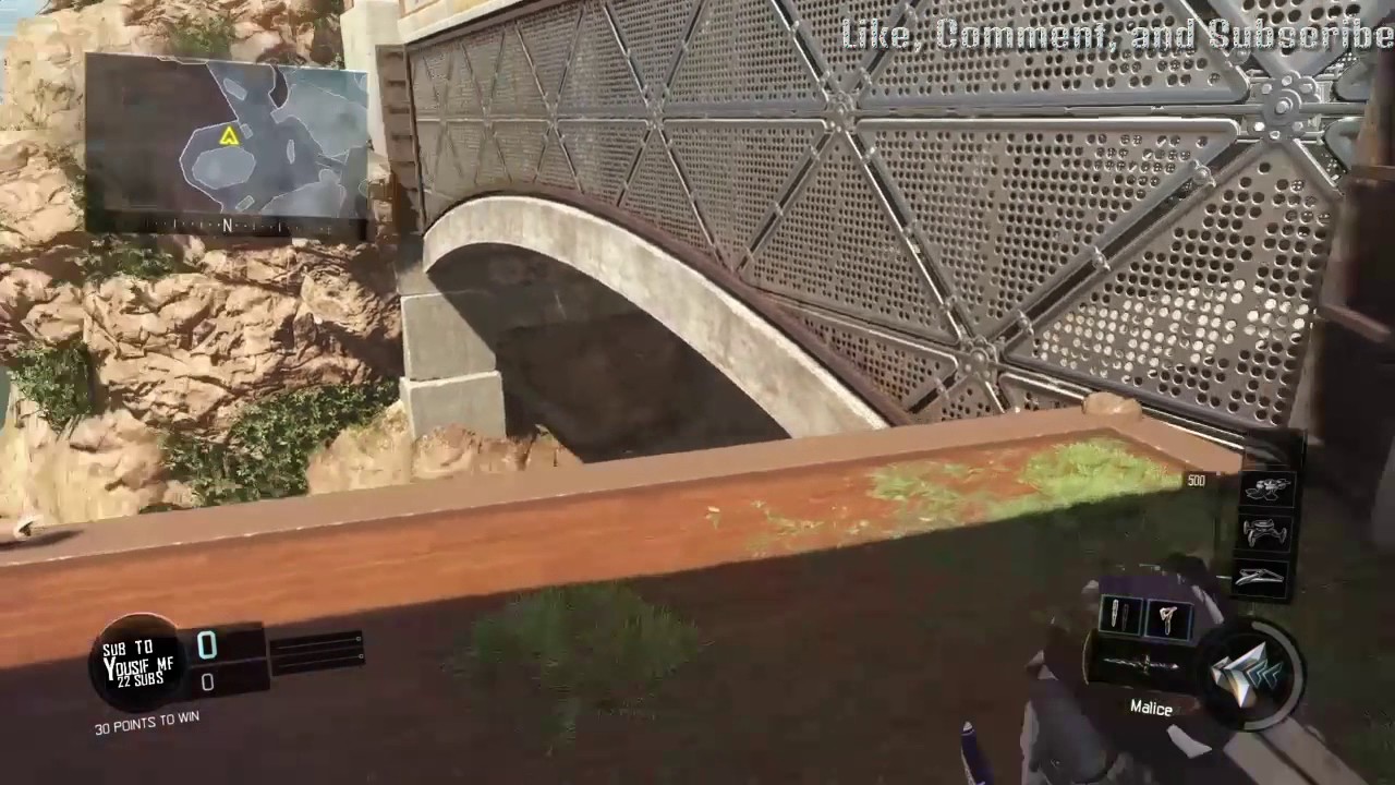 How to get under the bridge on hunted BO3 - YouTube