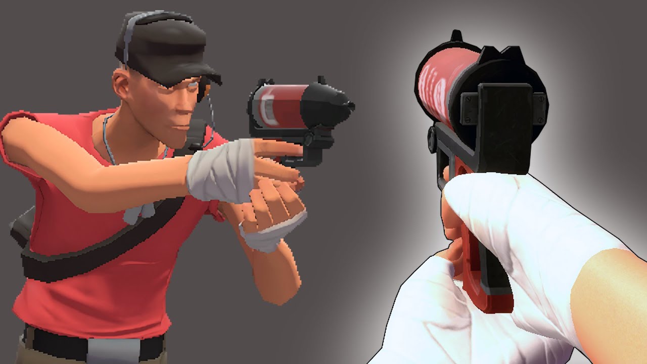 TF2 Scout Super Automatic Pistol - YouTube