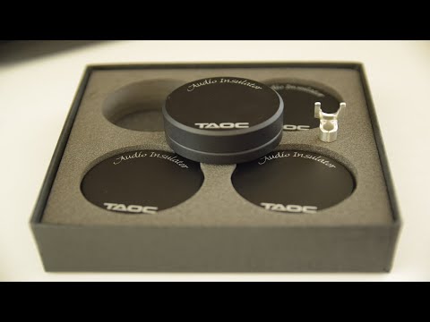 【オーディオ】TAOCの鋳鉄インシュレーターとAETの高純度銀Yラグ端子で音質向上！?