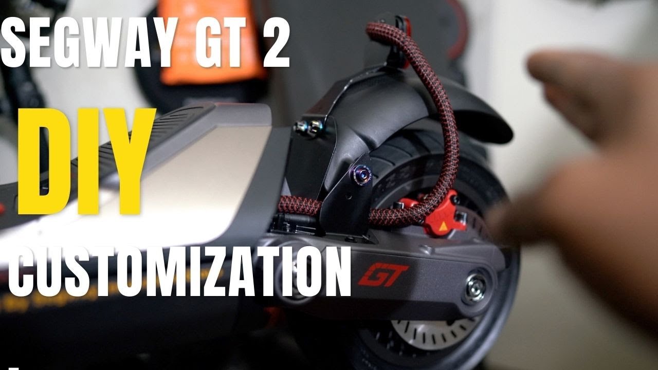 SEGWAY GT2 Electric Scooter DIY Mudguard - YouTube