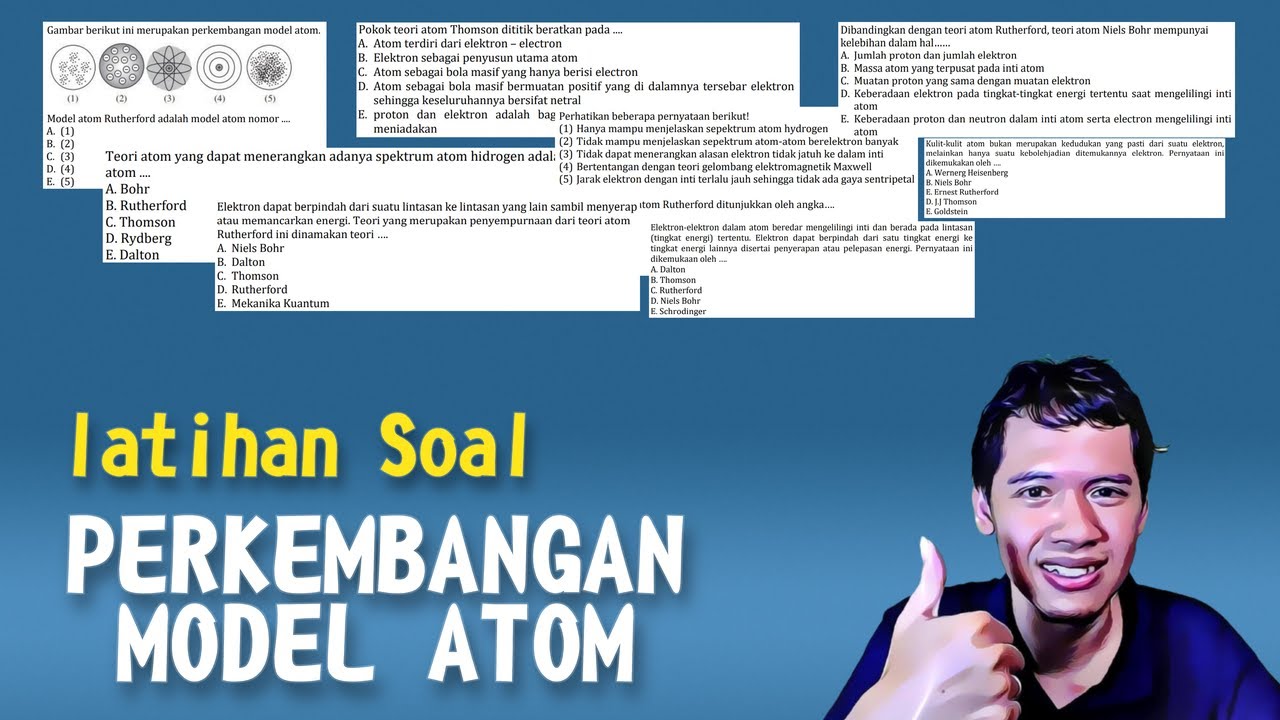 Latihan Soal model atom kimia - YouTube