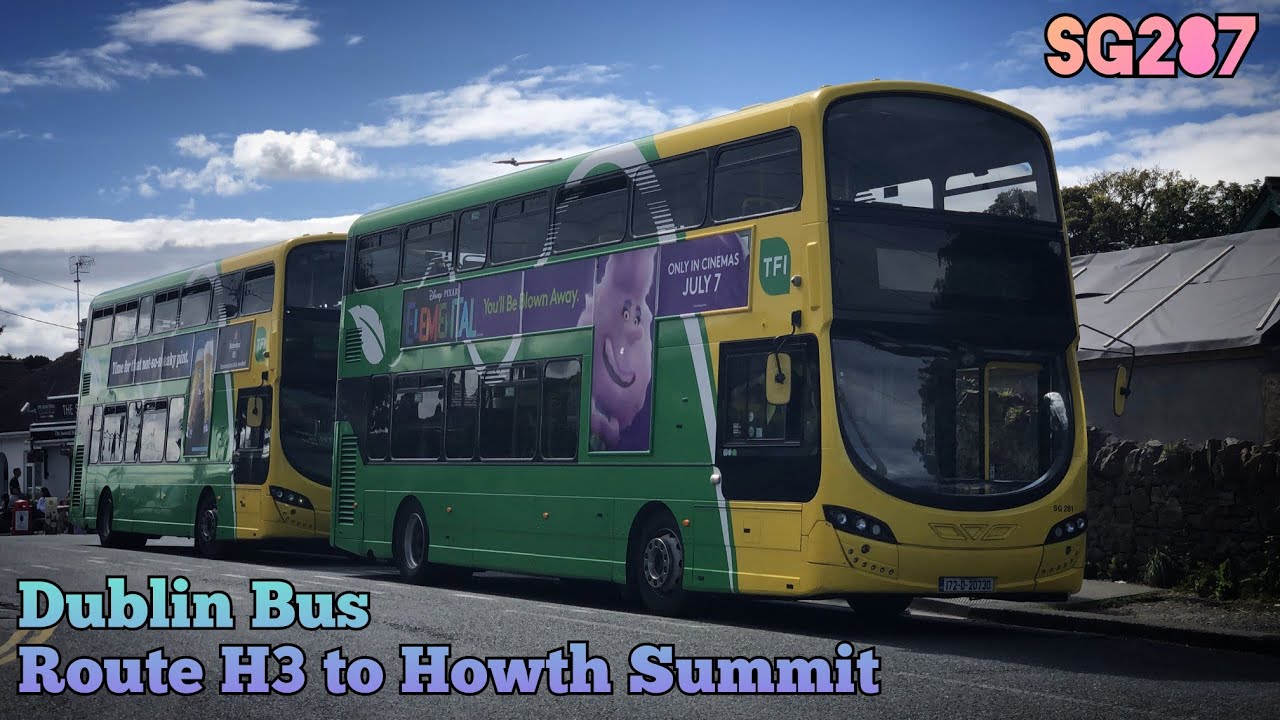 Dublin Bus | Route H3 (Abbey St Lower to Howth Summit) | Full Route ...