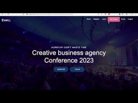 php event management project - YouTube