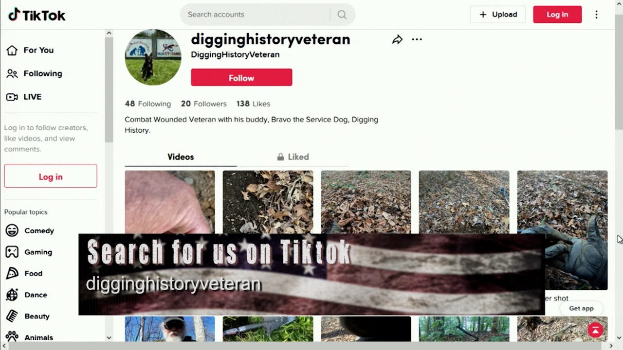 Digging History - Honoring the Sacrifice "Metal Detecting via Social ...