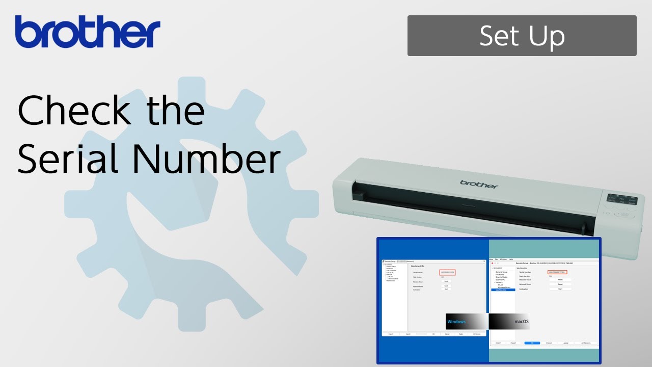 Check the Serial Number [Brother Global Support] - YouTube